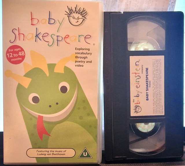 BABY EINSTEIN BABY Shakespeare Exploring Vocabulary VHS 2000 ...