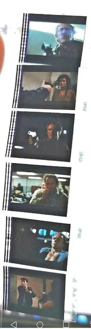 THE ROOKIE 1990 clint eastwood rare original set x 6 35mm film cells ...