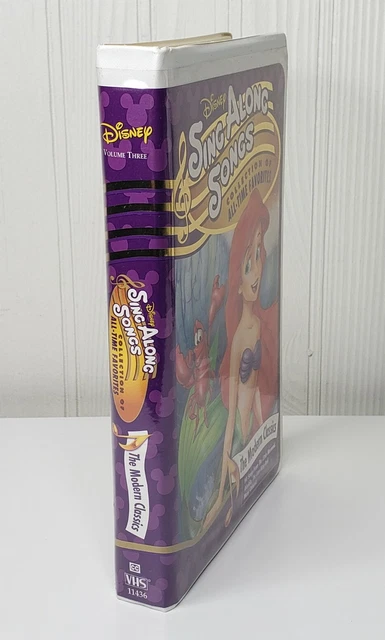 DISNEY SING ALONG Songs The Modern Classics VHS Video Tape Clamshell ...