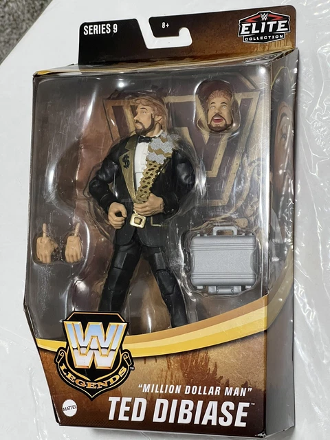 MATTEL WWE ELITE Legends ~"Million Dollar Man" TED DIBIASE" Series 9 ...