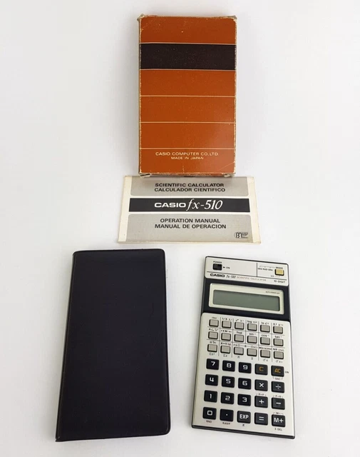 CASIO FX-510 SCIENTIFIC Calculator - Rare Vintage Model 1980's Japan £ ...