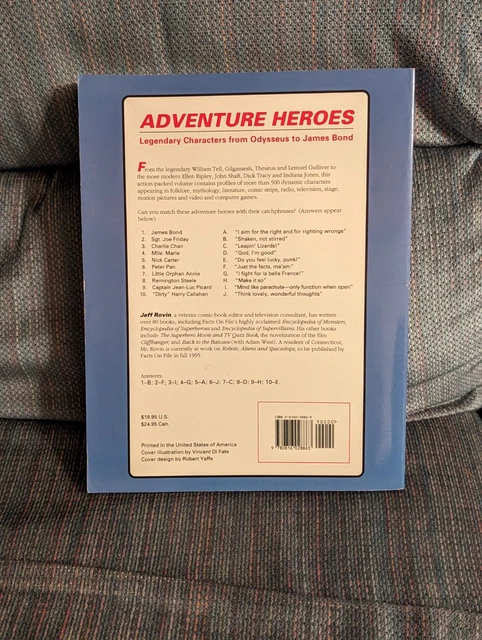 ADVENTURE HEROES : Par Jeff Rovin. 1ère édition de poche commerciale ...
