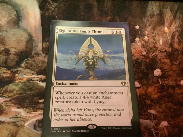 MTG - MAGIC the Gathering Card, Sigil of the Empty Throne - Commander ...