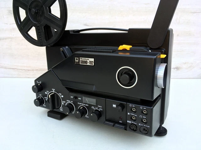 SANKYO 702 TWIN Track Super 8 Sound Projector **Serviced 6 Month ...