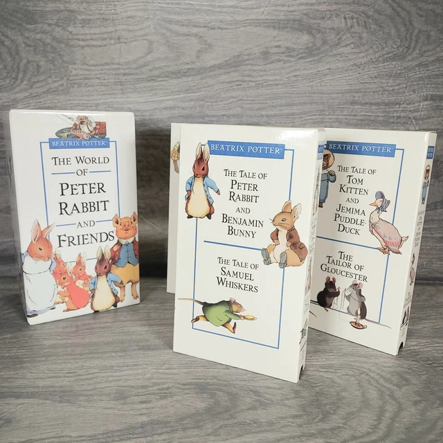 VINTAGE BEATRIX POTTER The World of Peter Rabbit and Friends 3 VHS ...