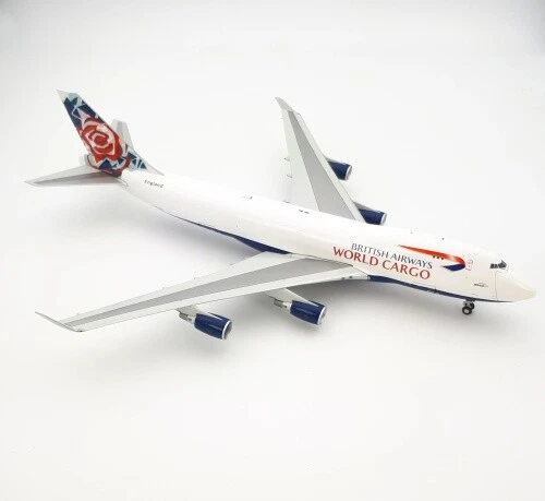 JC WINGS BOEING 747-400F British Cargo N495MC 1:200 avion miniature EUR ...