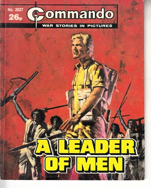 COMMANDO COMIC A LEADER OF MEN Issue No 2027 EUR 7,03 - PicClick IT