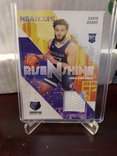 2022-23 PANINI NBA Hoops - Rise N Shine Memorabilia #RS-DR David Roddy ...