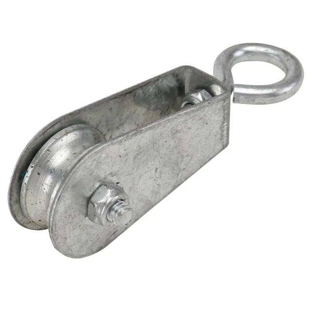 CABLE PULLEY WHEEL Winch Heavy Duty Pulleys for Lifting Wire Rope £11. ...