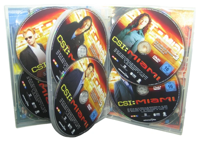 CSI: MIAMI-THE COMPLETE Season 3 (6/DVD/Gut-Sehr Gut) EUR 19,90 ...