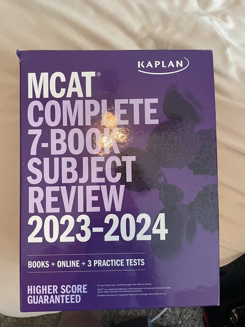 MCAT COMPLETE 7-BOOK Subject Review 2023-2024, Set Includes ALL 7 Books ...