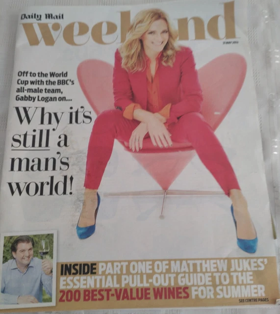 DAILY MAIL WEEKEND Magazine Gabby Logan 31St May 2014 Brand New £5.29 £ ...