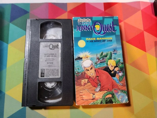 VHS CARTOON NETWORK: Classic Johnny Quest Race Bannon In An Army Of One ...