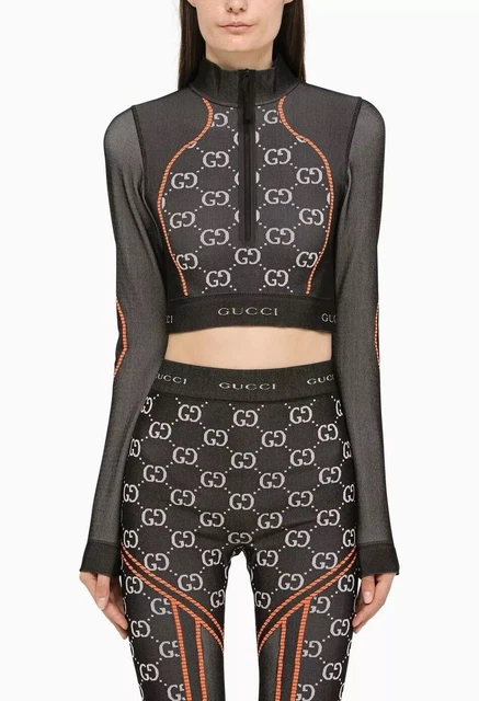 GUCCI WOMEN’S GG Black Tops And Leggings Set Size Large - RRP £2000 £ ...