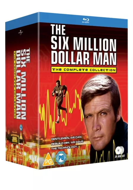 The Six Million Dollar Man Complete Collection Blu Ray New Sealed Uk