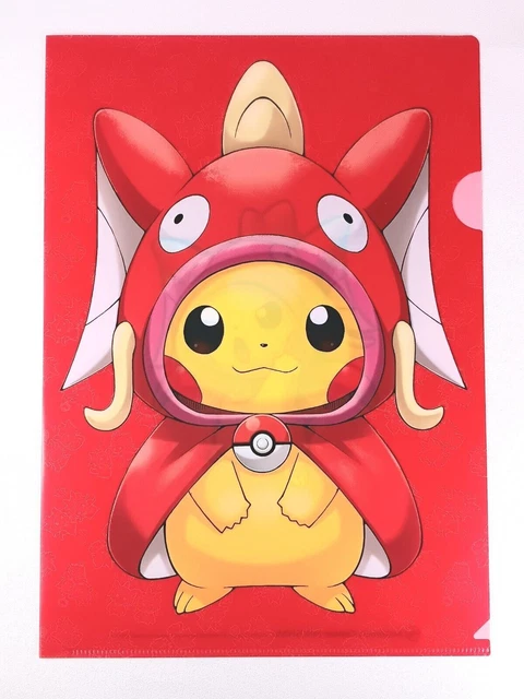 MAGIKARP PONCHO PIKACHU Pokemon Center Hiroshima A4 Clear File From ...
