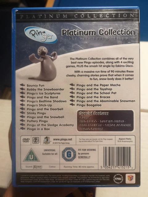 PINGU - THE Platinum Collection: The Very best of Pingu (DVD, 2010 ...