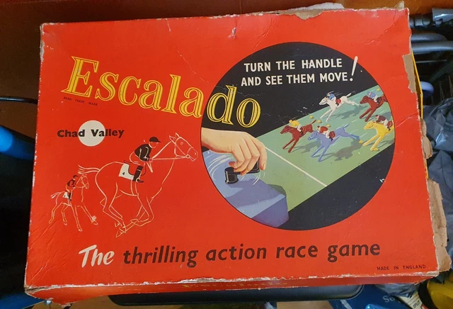 VINTAGE 1950S ESCALADO Chad Valley Horse Racing Board Game £11.85 ...