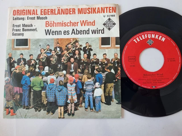 ERNST MOSCH/ ORIGINAL Egerländer Musikanten - Böhmischer Wind 7'' Vinyl ...