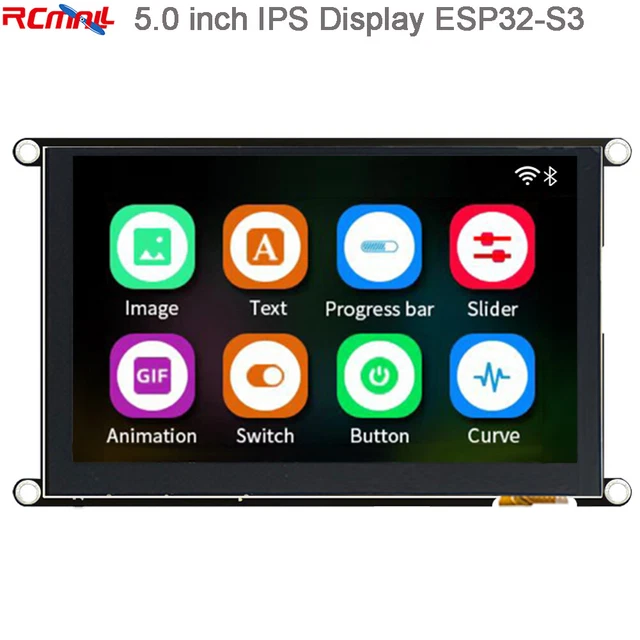 5 INCH ESP-S3 ESP32 TFT LCD Display Screen JC8048W550 Module 800x480 ...