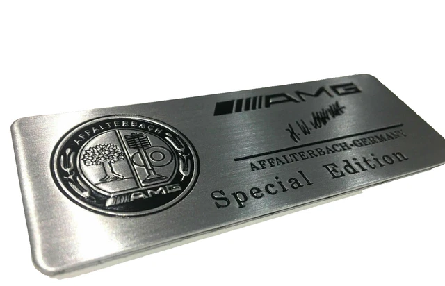 ALLOY AMG BADGE Sticker Decal for Benz A C E B S CLA CLS G SL 45 35 43 ...