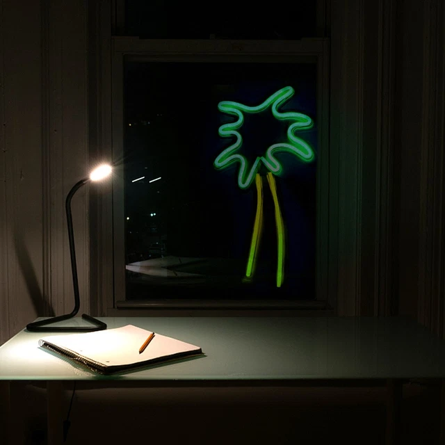 COCONUT TREE SHAPE Neon Sign Lamp USB Power Supply LED Light Creative ...