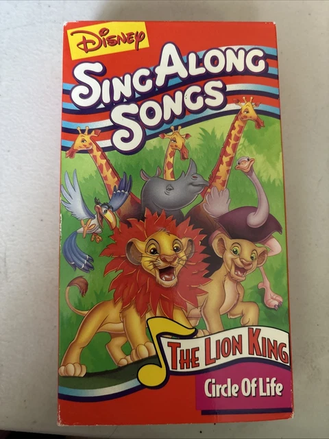 DISNEYS SING ALONG Songs - The Lion King: Circle of Life (VHS, 1994) £4 ...