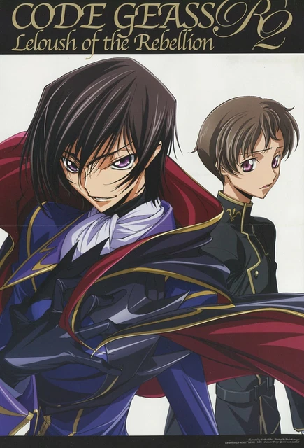 POSTER PROMO CODE geass R2 Lelouch of the Rebellion anime zero Rolo $10 ...