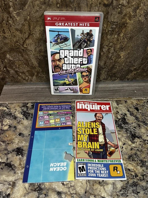 GRAND THEFT AUTO: Vice City Stories (Sony PSP, 2006) COMPLETE MAP ...