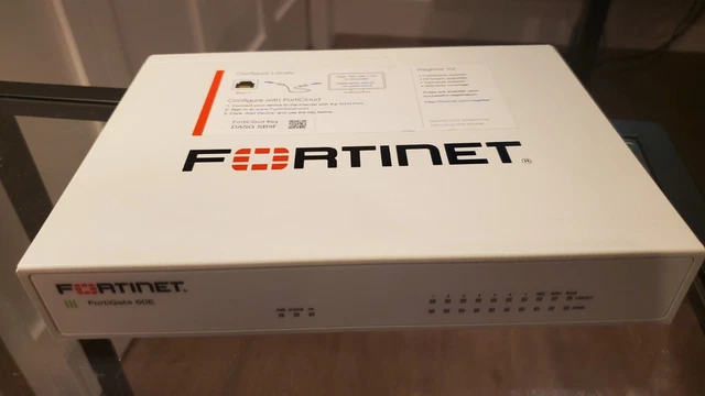 FORTINET FORTIGATE 60E Network Security Firewall EUR 97,97 - PicClick FR FORTINET FORTIGATE 60E Network Security Firewall EUR 97,97 - PicClick FR
