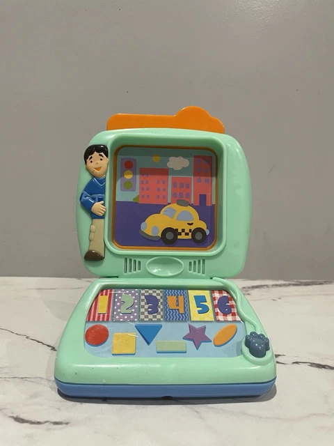 VINTAGE BLUES CLUES Joe Talking Computer + 1 Disk *Tested* 2000 Y2K ...