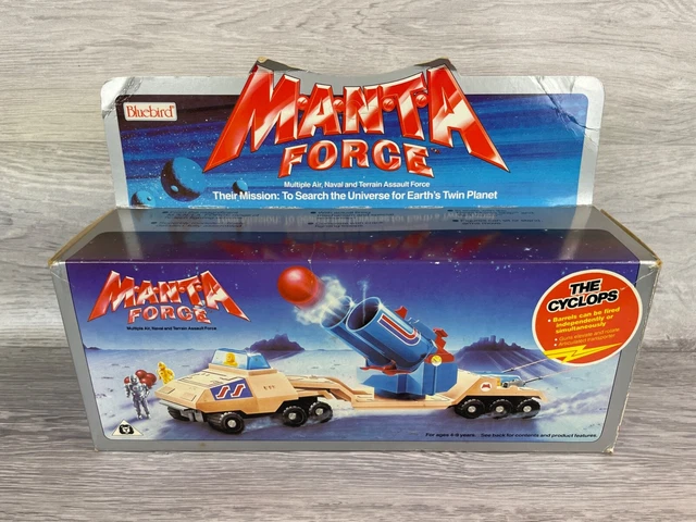 MANTA FORCE CYCLOPS, Vintage 1988, Complete in Box, £44.99 - PicClick UK