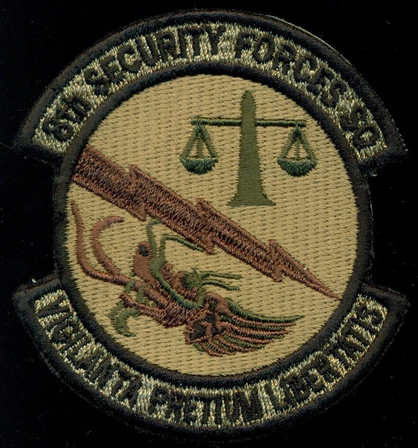 USAF 8TH SECURITY Forces Squadron Patch K-7 EUR 16,78 - PicClick FR