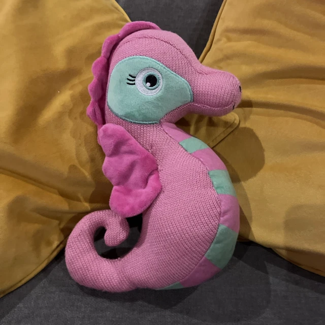 PENNY TREUE MEERESFREUNDE Knitty friends Plüsch Stoff Tier Seepferdchen ...
