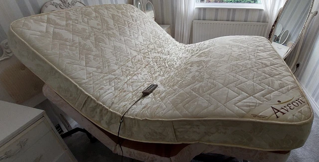 CRAFTMATIC POWERED ADJUSTABLE Orthopaedic double bed with dual massage ...