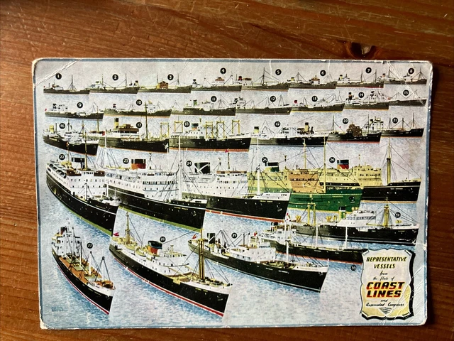 COAST LINE MERCHANT Navy Postcard 1114 £2.80 - PicClick UK
