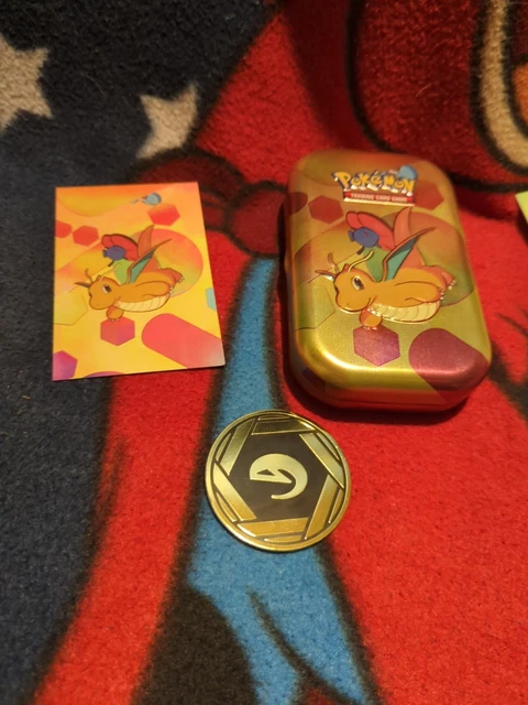 POKÉMON TCG SCARLET & Violet 151 Dragonite Mini Tin OPENED NO PACKS ...