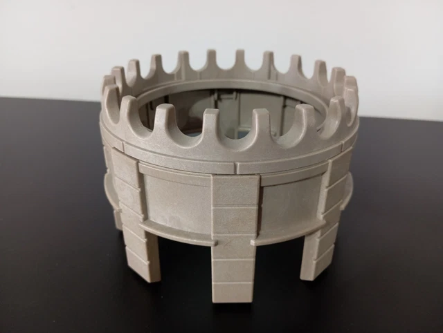 PLAYMOBIL CROWN BATTLEMENTS TOWER CASTLE KNIGHT MEDIEVAL STECK REF 3666 ...
