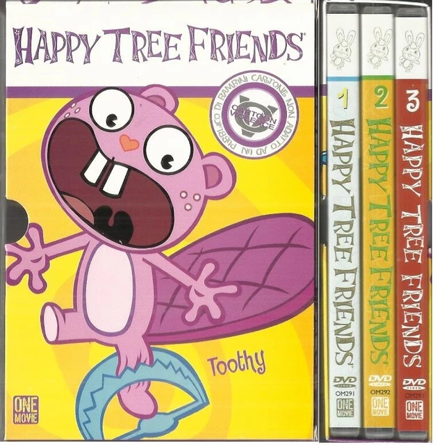 COFANETTO 3 DVD: HAPPY TREE FRIENDS PRIMA 1° SERIE (One Movie) EUR 19 ...