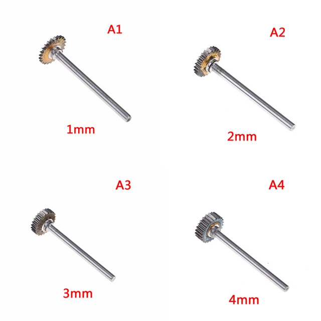 TUNGSTEN STEEL MILLING cutter 1/2/3/4mm thickness 12mm dia t slot end ...