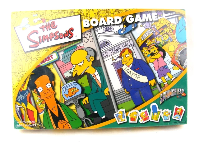 THE SIMPSONS BOARD Game Vintage 2000 20th Century Fox Brand New And ...