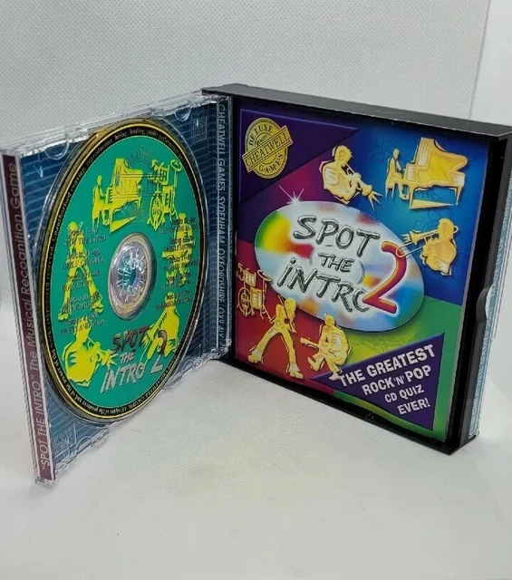 SPOT THE INTRO The Musical Recognition Game Cheatwell Games CD Solution ...