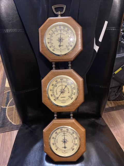 VTG SPRINGFIELD WEATHER Station Thermometer Barometer Humidity READ ...
