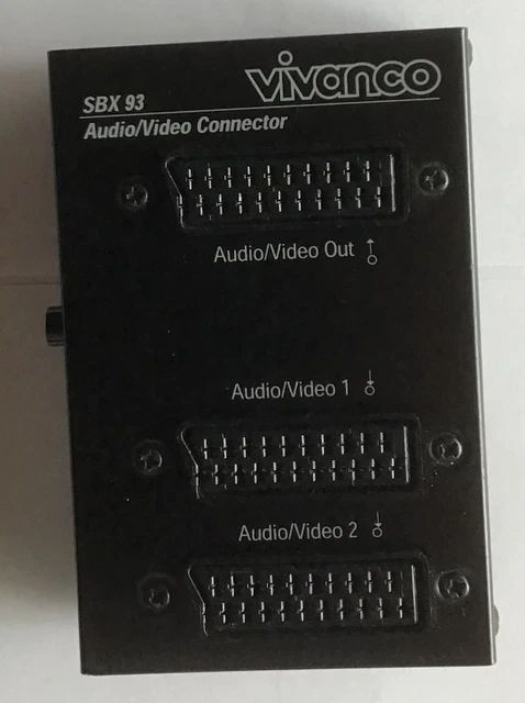 VIVANCO SBX 93 Scart Connector | Umschalter | Splitter | Adapter EUR 1 ...