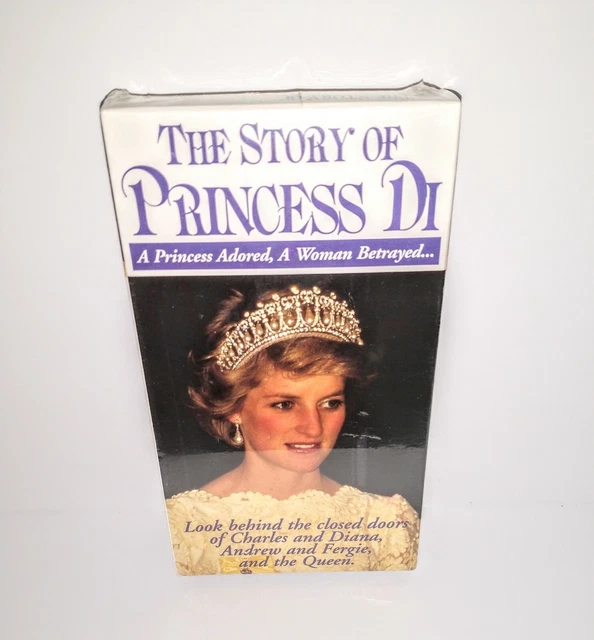 RARE VINTAGE 1996 Documentary Story Of Princess Diana VHS Tape Out Of ...