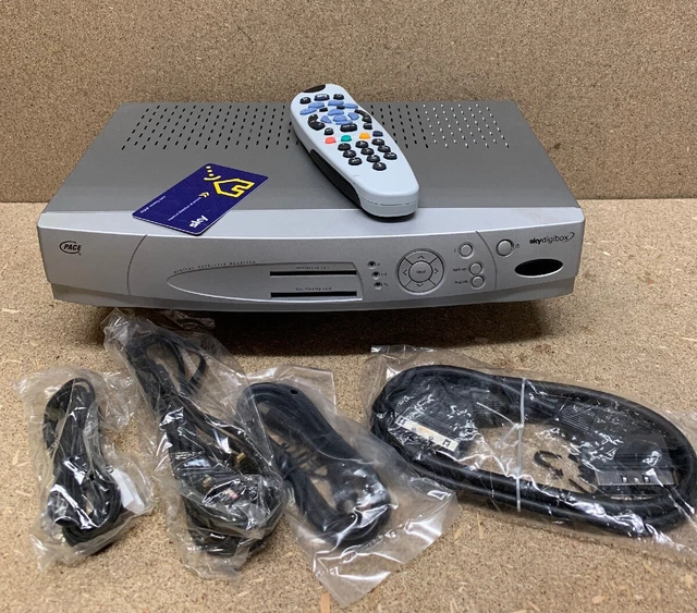PACE SKY BOX Digibox Satellite Digital Receiver Model 2400.with Blue ...