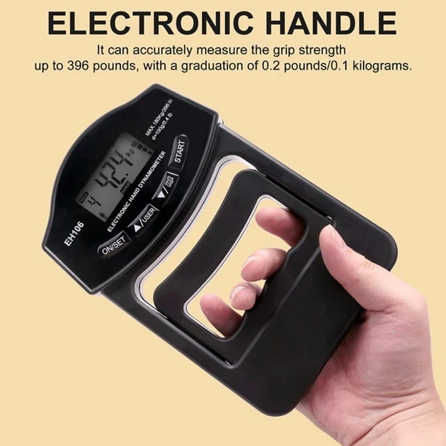 GRIP STRENGTH METER Pinch Meter Grip Strength Tester Digital Hand ...