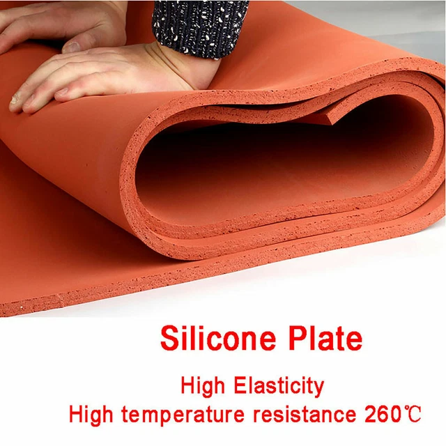 SILICONE FOAM RUBBER Mat, Silicone Foam Sponge Plate, 1mm ~ 6mm, High ...