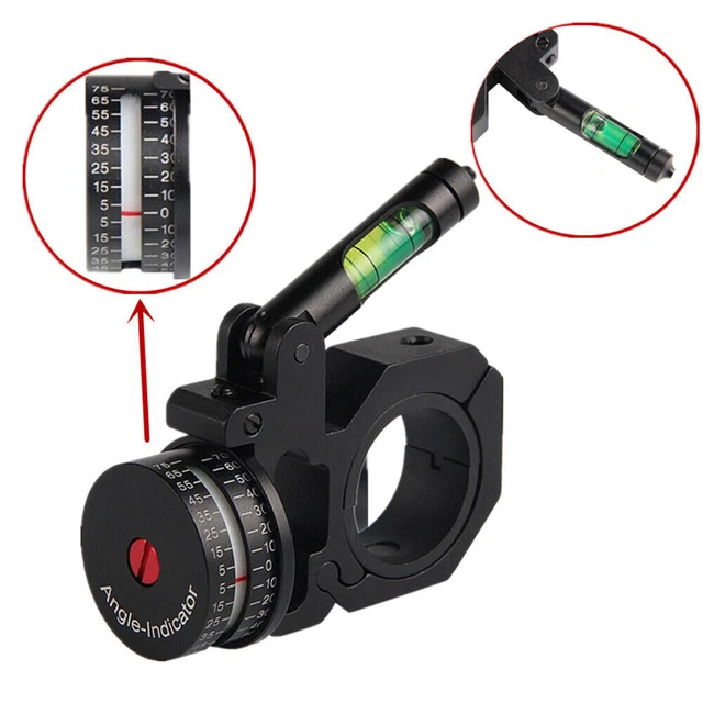 1& TO 30MM Ring Scope Mount Angle Indicator CNC & Bubble Level For ...