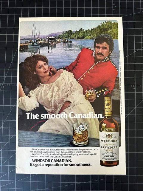 VINTAGE 1970S WINDSOR Canadian Whiskey Print Ad $21.00 - PicClick
